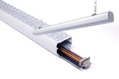 China Custom Interior Linear Led Pendant Light With 130lm/W Efficiency , Energy Saving for sale