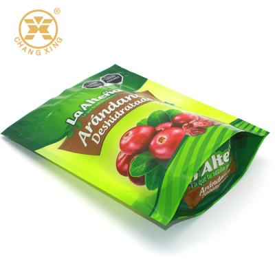China Fruit Strawberry Raspberry Blueberry Zipper Stand Up Pouch For Freeze Dried Food for sale