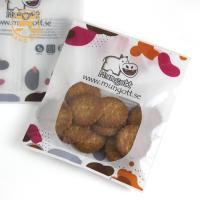 China Food Grade Plastic Bread Cookies Zip Lock Packaging Bag With Logo for sale