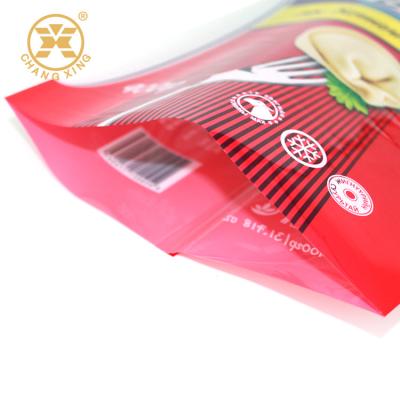China Frozen Dumplings Food Plastic Packing Bag Custom Design for sale
