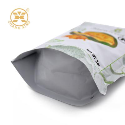 China Custom Aluminum Foil Dry Fruit Packaging Bag With Zip Lock Seal for sale