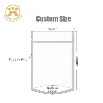 Cina Customizable Dry Fruit Packaging Bags Food Grade Kraft Paper With Zipper in vendita