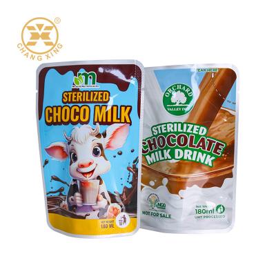 Op maat gedrukt Hoogtemperatuur Retort Pouch Voedselverpakking Retort Microwave Pouch Voor Sauzen Melk Drank