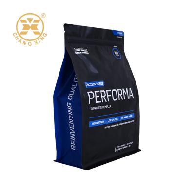 중국 5kg 평면 바닥 가방 매트 지퍼 단백질 분말 포장 8 면 면 밀폐 포장 가방 판매용