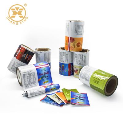 China Sachet Packaging Snack Chips Coffee Grain Rice Nuts Sugar Salt Tea Granule Packing Roll film for sale