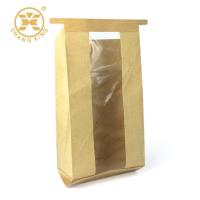 China Eco-Friendly Grease-Resistant Bakery Bread Packaging Bags with Clear Window - Custom Sizes 300x500mm for sale