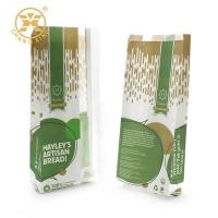China Eco-Friendly Grease-Resistant Bakery Bread Packaging Bags with Clear Window - Custom Sizes 300x500mm for sale