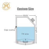 China 150ml 1L 5L Reusable Beverage Detergent Pouch with Spout - PA/PE PET/AL/PE Material Options for sale