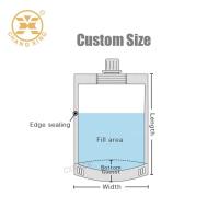 China 150ml 1L 5L Reusable Beverage Detergent Pouch with Spout - PA/PE PET/AL/PE Material Options for sale