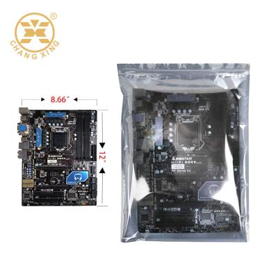 China Plastic Electronic Circuit Moisture Proof Packaging Anti Static Ziplockk Bags Electrostatic Proof for sale