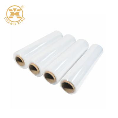 Cina 20 involucro di plastica trasparente degli strizzacervelli di calore di materia prima Lldpe 450m del film di allungamento del micron in vendita