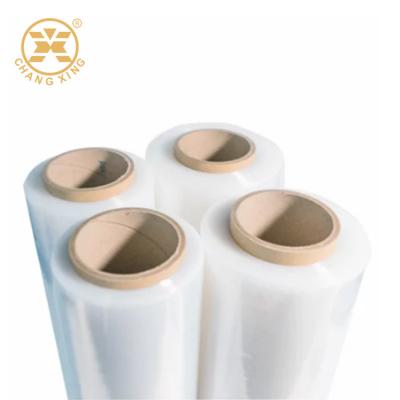 Cina 20 involucro di plastica trasparente degli strizzacervelli di calore di materia prima Lldpe 450m del film di allungamento del micron in vendita