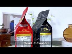 Sacos de embalagem de café personalizados de fundo de bloco 250g 500g 1000g 1kg com válvula