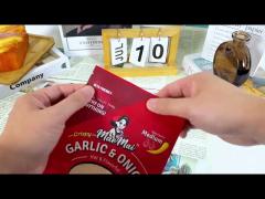Custom Printed 250g 500g Stand Up Pouch Plastic Zipper Bag For Food Package