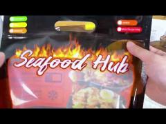200 micron Seafood Vacuum Bag Garnalen Huid Rol Film Voedselverpakkingszak Garnalen Huid Verpakkingszak