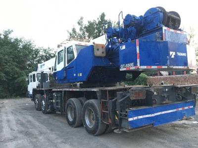 China QY50KA Guindaste de camião 55 toneladas Capacidade de carga nominal Tadano GT-550E usado à venda