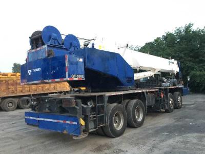 China QY50KA Guindaste de camião 55 toneladas Capacidade de carga nominal Tadano GT-550E usado à venda