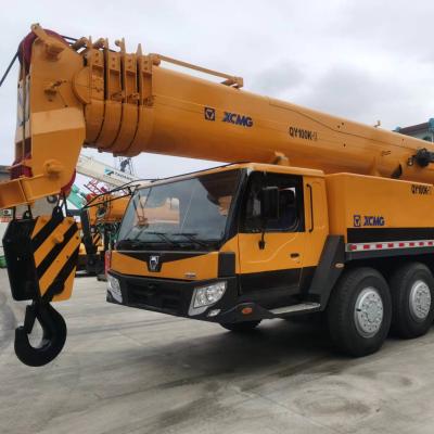 China MOOG Hydraulische cilinder en Eaton Hydraulische pomp Gebruikte vrachtwagen kraan QY100K tegen betaalbare prijs Te koop