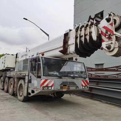 China Gebruikte vrachtwagen kraan DEMA AC120 met 120000 kg gewicht in uitstekende staat Te koop