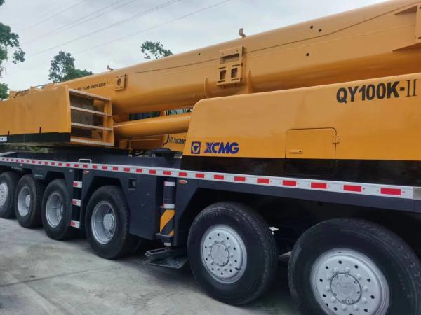 Quality XCMG QY100 Mobile Crane for Construction Machinery Used and Max. Lifting Height for sale