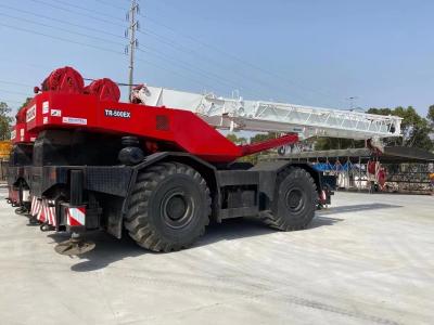 China Gebruikte vrachtwagenkraan TR500EX met MOOG-hydraulische cilinder Te koop