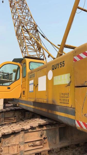 Quality Used XCMG 55T 80T QUY55 QUY50-II QUY80 Crawler Crane with Max. Lifting Height for sale