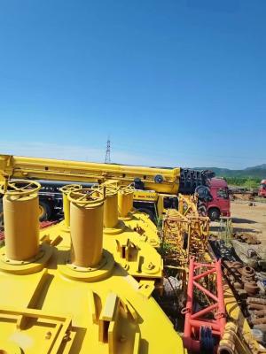 China Cummins Engine Liebherr 160T Used Truck Crane for Building Engine Pump Technical Sales for sale