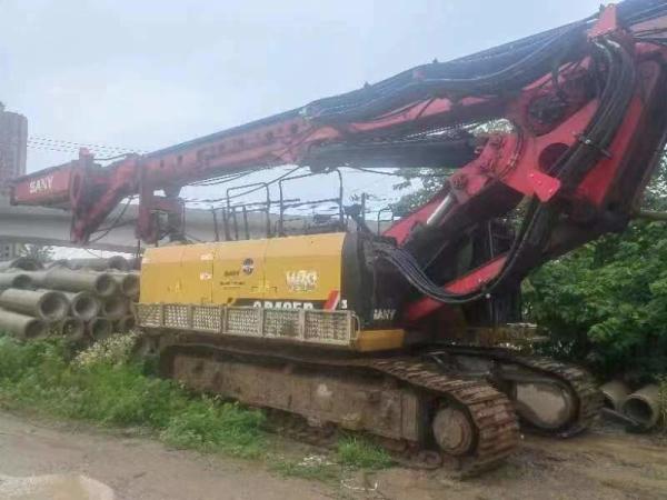 Quality Max Drilling Depth of 64M and 63000 KG Capacity Used SAN Rotary Rig SR285 for sale