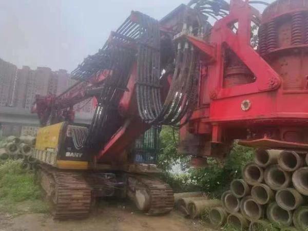 Quality Max Drilling Depth of 64M and 63000 KG Capacity Used SAN Rotary Rig SR285 for sale