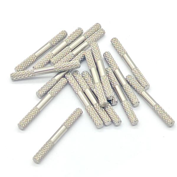 Quality Non Standard Turned Metal Parts Cylindrical Knurled Pins For Walking Centering Machine for sale