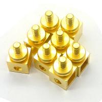 China Micro Machining CNC Brass Parts Anodized Brass Precision Turned Components for sale