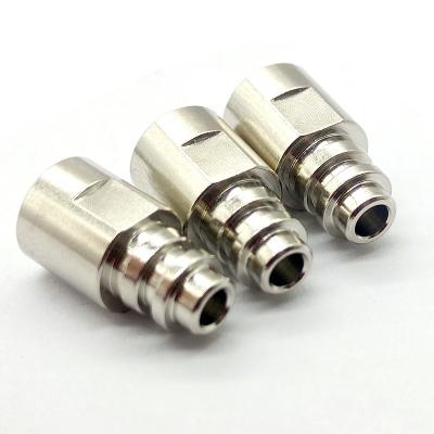 China Silver CNC Machining Aluminum Parts Polished Metal Spare Parts Corrosion Resistance for sale