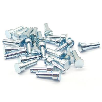 China Furniture Cupboard Cabinet Shelf Holder Glass Bracket Shelf Support Pegs Shelf Pin 5mm Custom More Shoulder Rivet Pin Screw With Slot Knurling Thread  for sale