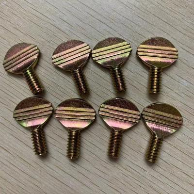 China Manufacturer Customized Stainless Steel Hand Tightening Spade Flat Head Racket Thumb Screw for sale