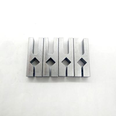 China Pillar Fixed Clamp Waist Shaped Hole Customized All Aluminum Material Mounting Base Clamps for sale