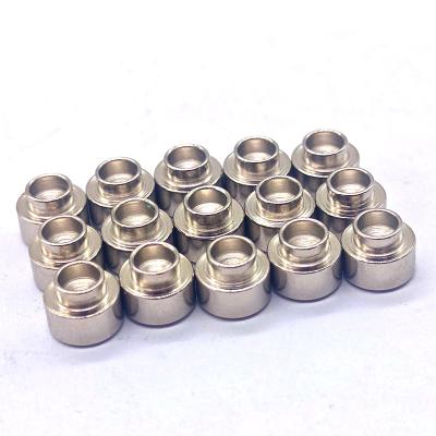 China Nickel Coated Iron Rivets For Wall Mount Hangers 7.5x6mm Precision Fastener OEM Service for sale