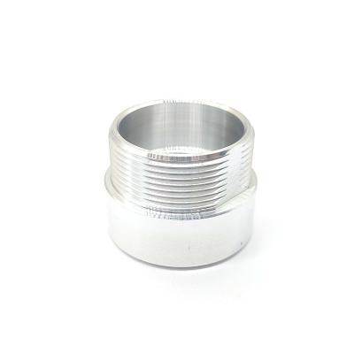 China CNC Machined Aluminum Threaded Adjustment Ring｜Precision 39×29mm Regulating Collar｜Custom Round Spacer Bushing for sale