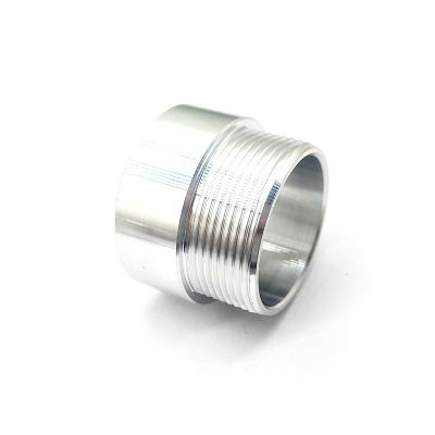 China CNC Machined Aluminum Threaded Adjustment Ring｜Precision 39×29mm Regulating Collar｜Custom Round Spacer Bushing for sale