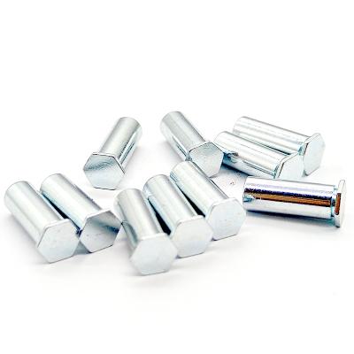 China Custom Zinc-Plated Hexagonal Threaded Standoff Inserts CNC Machining for sale