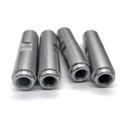 China Custom CNC Machined Carbon Steel Threaded Blind Hole Sleeve for sale