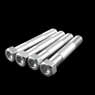 China Custom Zinc Plated Steel Stud Bolts | CNC Machined Hex Shoulder Pins with Threaded End for sale
