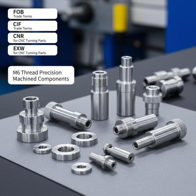 China Precision CNC Turning Parts with 300mm Max Diameter Custom By 2D/3D Drawing and M6 Thread for sale