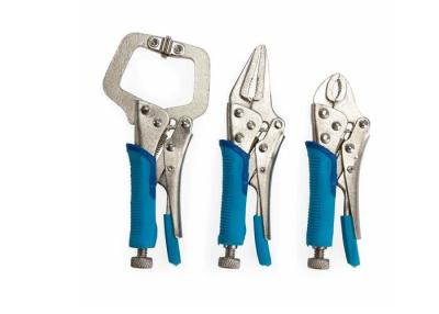 China Auto Hand Tool Customized Colors Lock Plier Kit Tool 3Pcs 4
