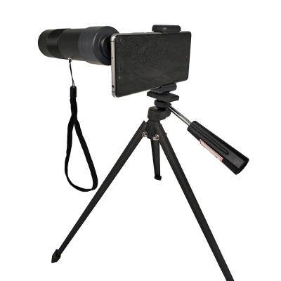 Cina telescopio monoculare portatile del telefono cellulare di 8x33 ED con la clip ed il treppiede in vendita