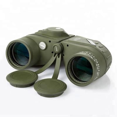 China 10x50 militaire Marine Binocular Telescope Fogproof With-Afstandsmeter Te koop