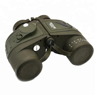 China 10x50 militaire Marine Binocular Telescope Fogproof With-Afstandsmeter Te koop