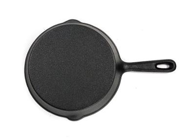 China Preseasoned Cast Iron Frying Pan With Long Handle For Stove Top for sale