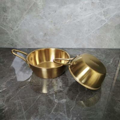 China O Cookware 304 de aço inoxidável ajusta a bacia para servir Makgeolli à venda