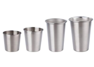 Cina Cuatom Silver 304 Stainless Steel Cup Set Lavatrice di piatti Sicuro antigraffi in vendita