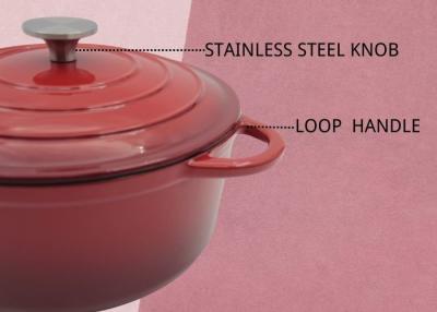 China Enamel Cast Iron Casserole Cast Iron Stew Pot For Kitchenware for sale